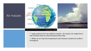 Clouds, air masses and fronts 6.2 | PPTX