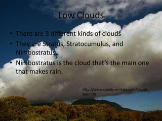 Clouds and percipitation | PPTX