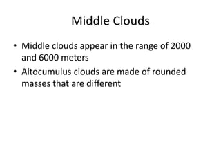 Clouds and precipitation by Ian Slavin | PPTX