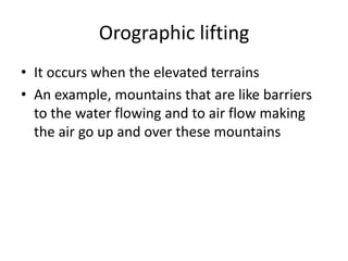 Clouds and precipitation by Ian Slavin | PPTX