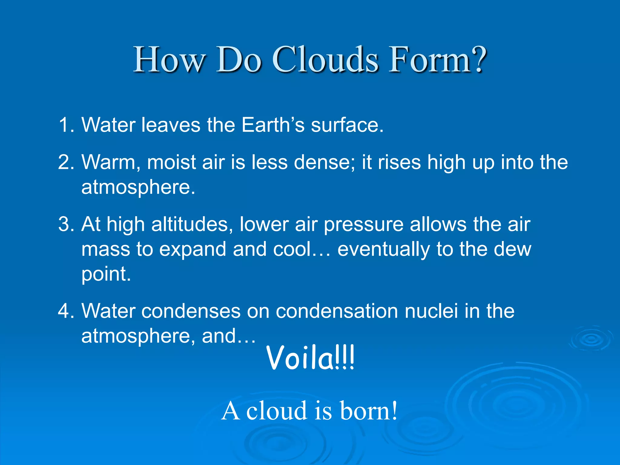 Clouds and precipitation | PPTX