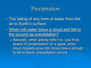 Clouds and precipitation | PPTX