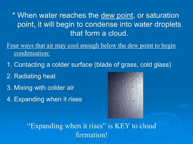 Clouds and precipitation | PPTX | Weather | Science