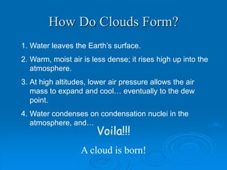 Clouds and precipitation | PPTX