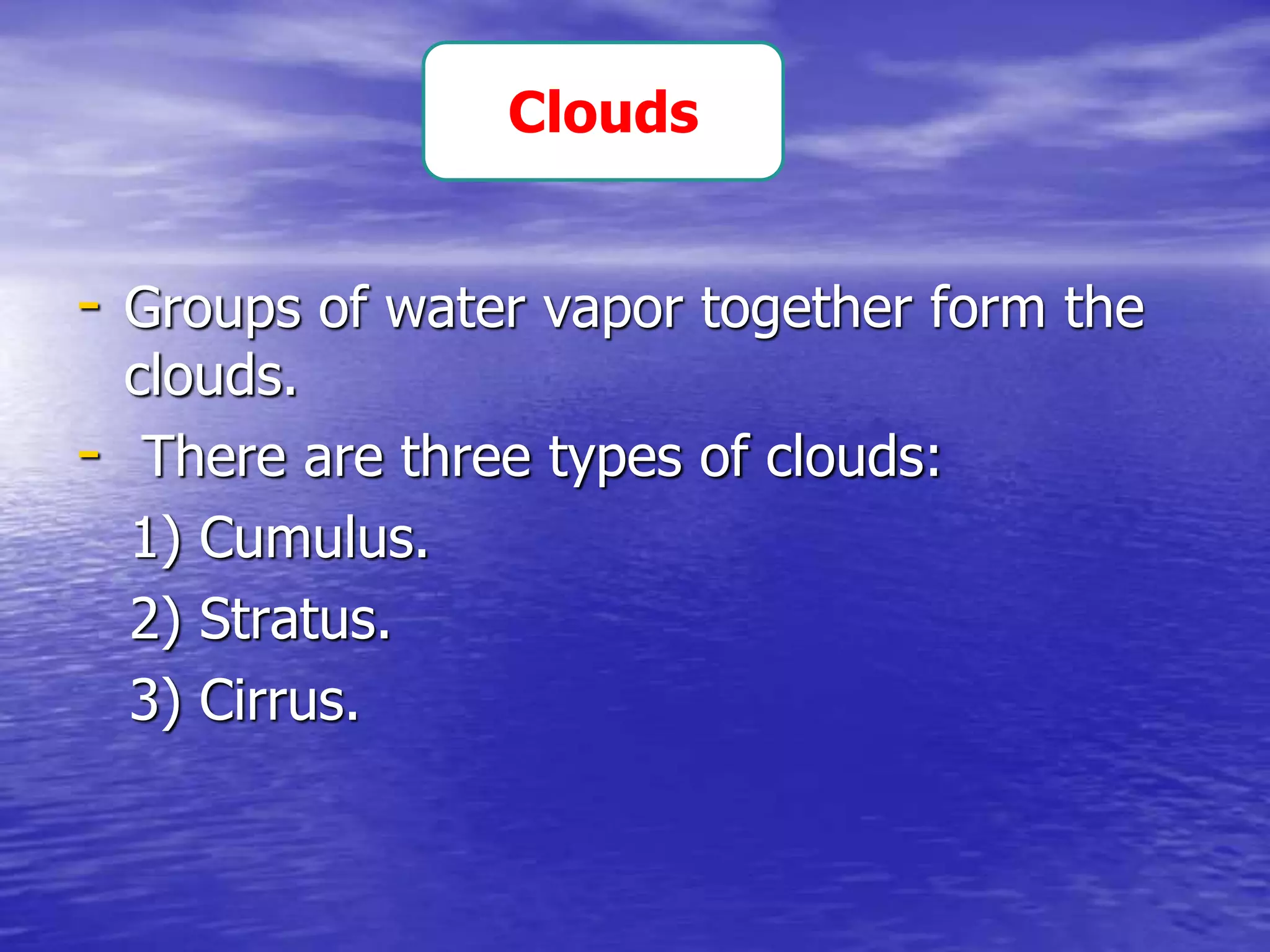 Clouds and precipitation | PPTX