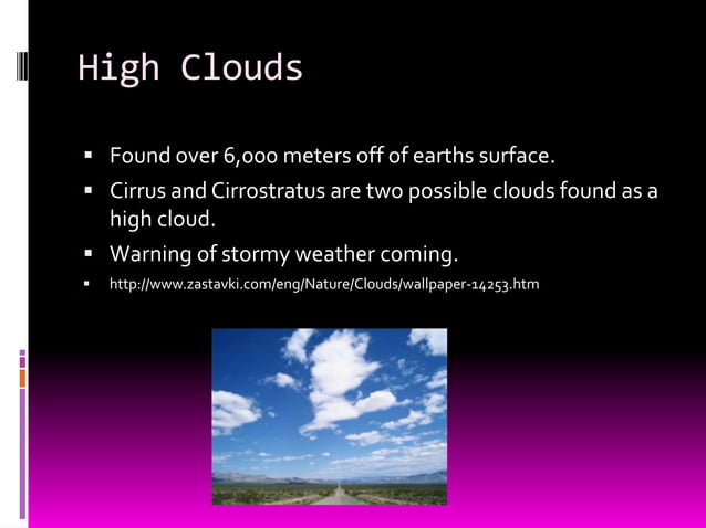 Clouds and precipitation project | PPT