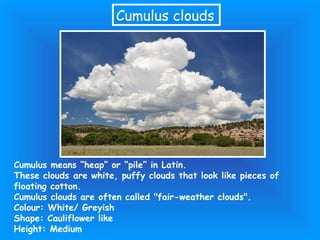 Clouds and rain- by Anjali Fating | PPT