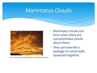 Clouds and weather | PPTX
