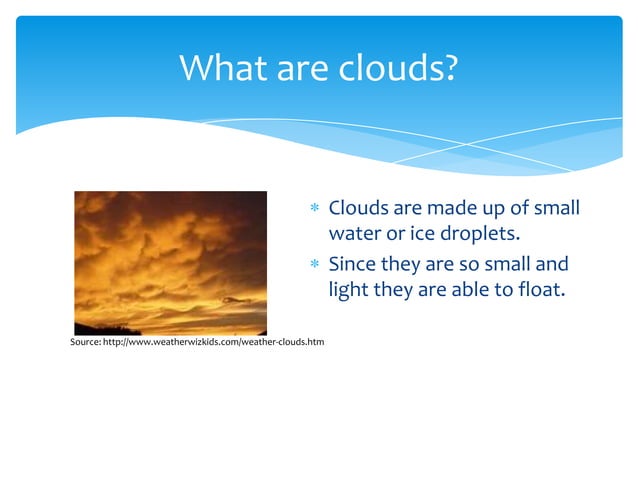 Clouds and weather | PPTX