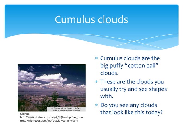 Clouds and weather | PPTX