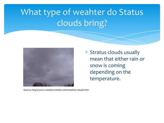 Clouds and weather | PPTX