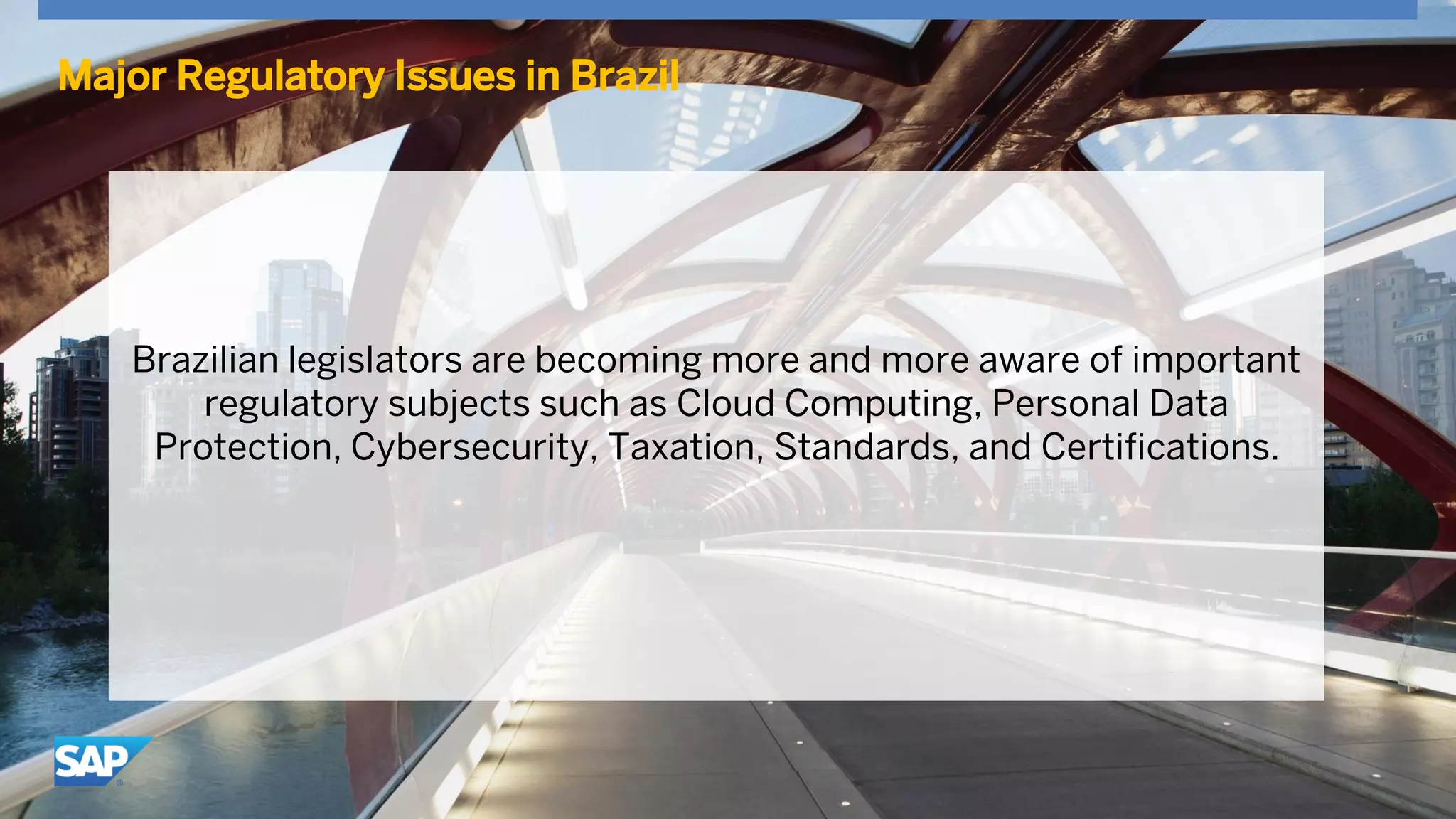 SAP & Major Regulatory Issues in Brazil | PDF