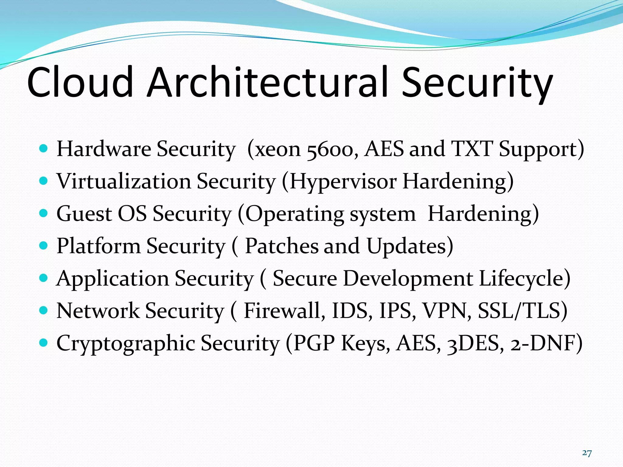 Cloud security Presentation | PPTX
