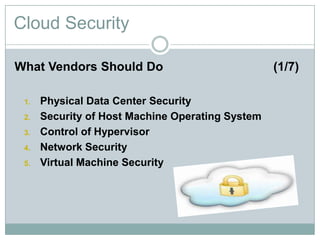Cloud security | PPTX