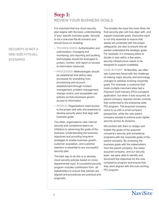 7 Steps To Developing A Cloud Security Plan | PDF