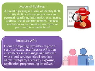 Cloud computing security | PPTX