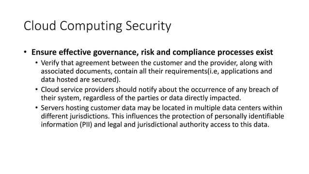 Cloud Computing Security | PPT