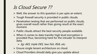 Cloud security | PPT