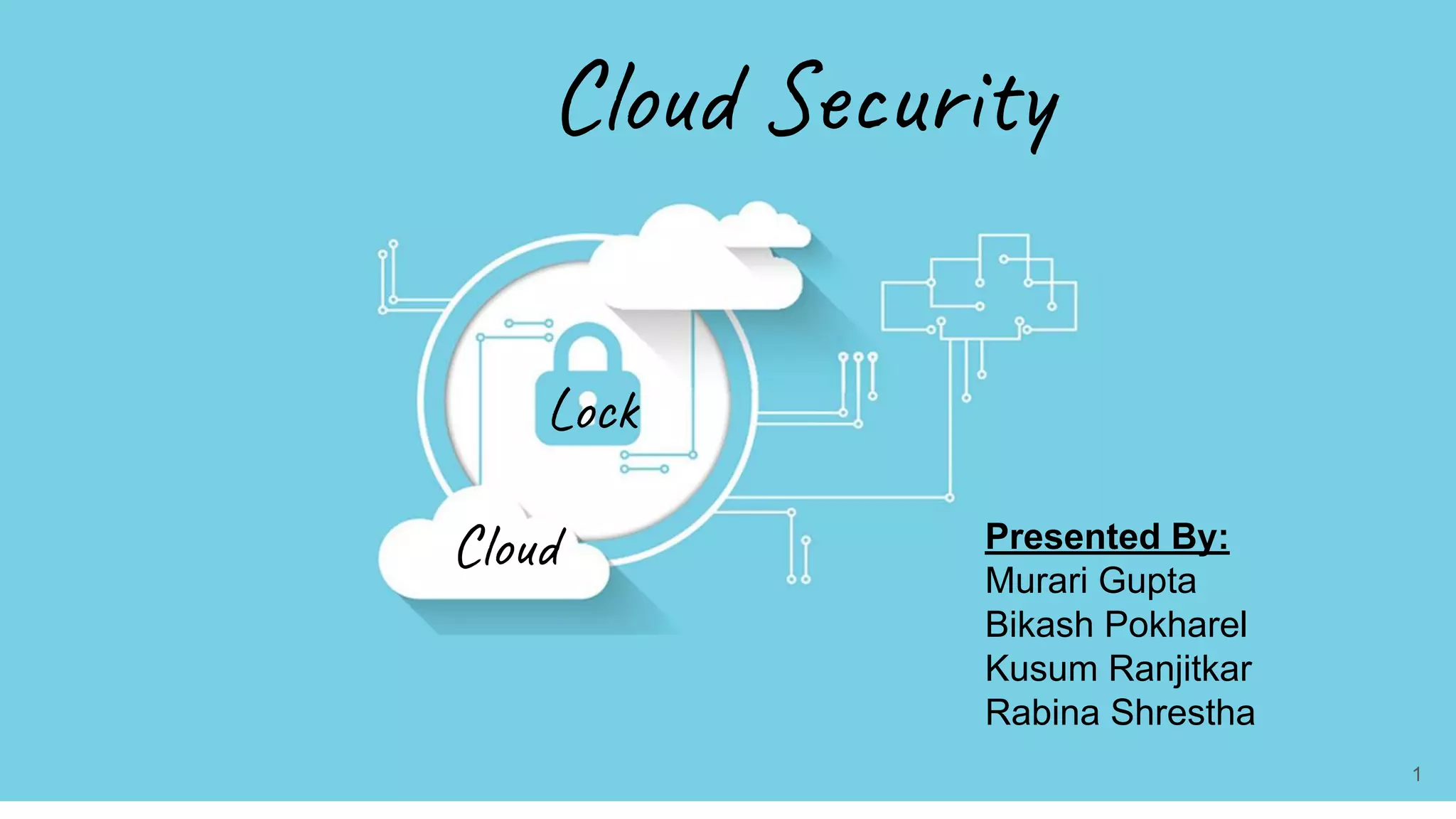 Cloud security | PPT