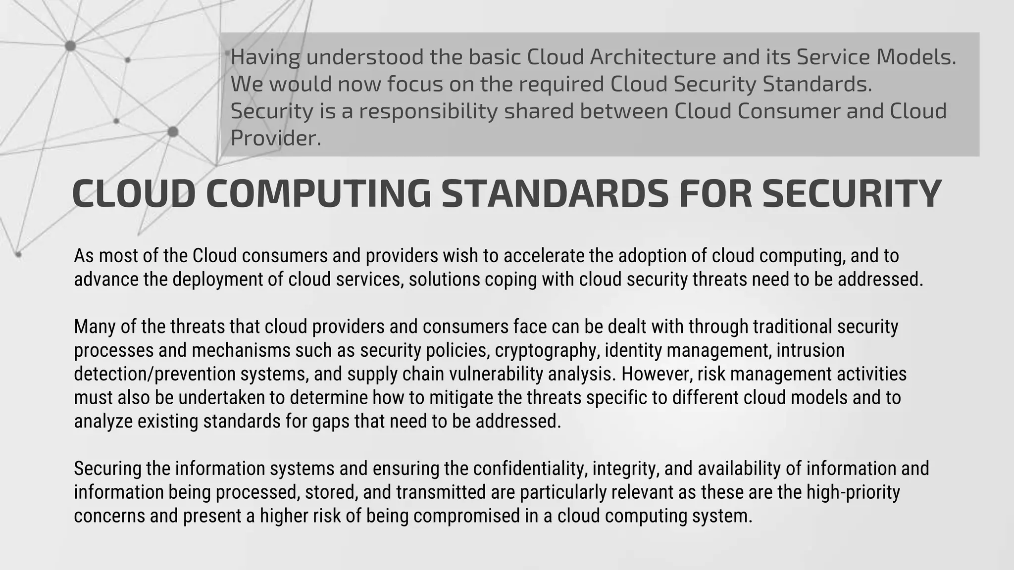 Cloud Security using NIST guidelines | PPTX