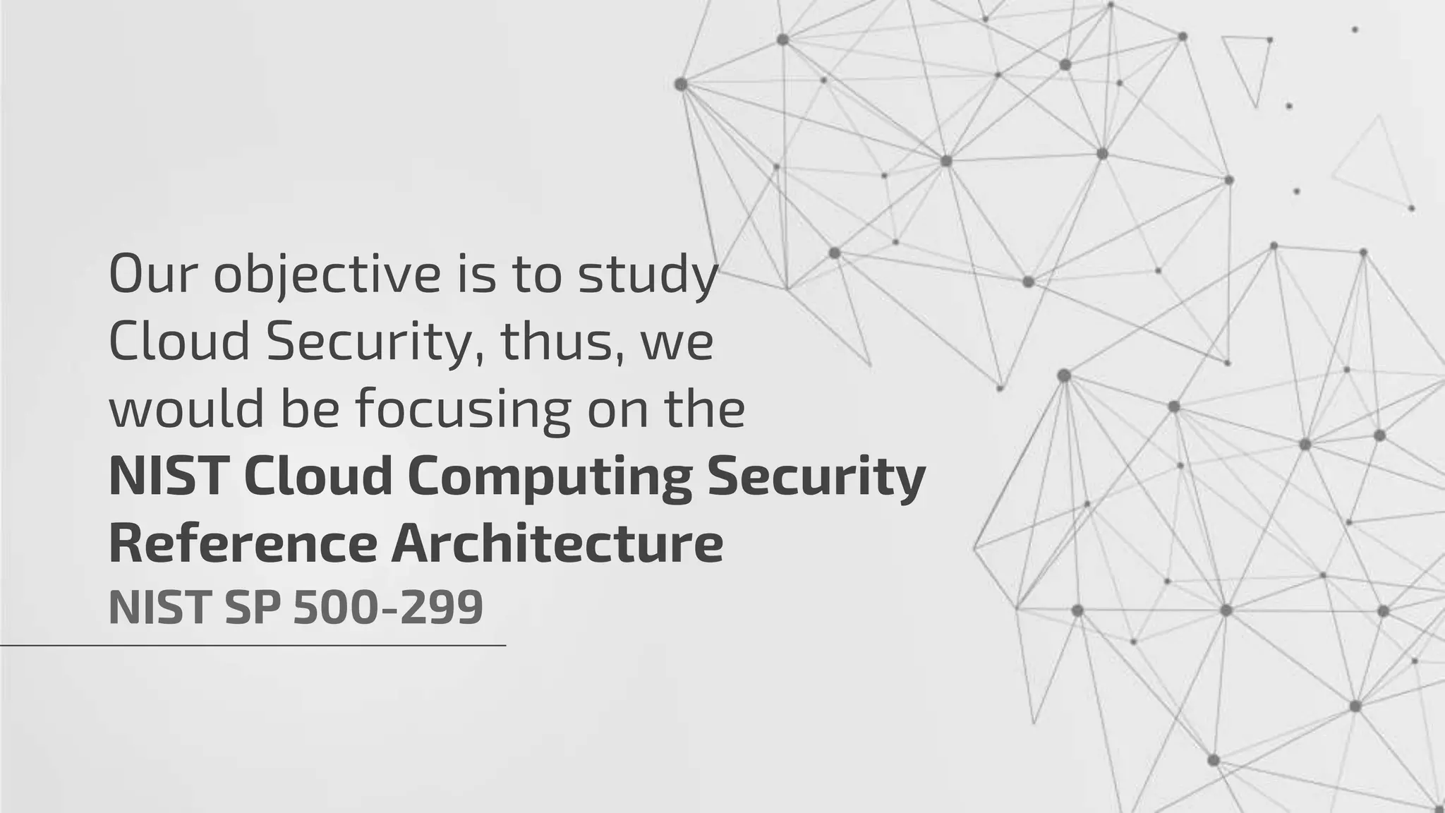 Cloud Security using NIST guidelines | PPTX