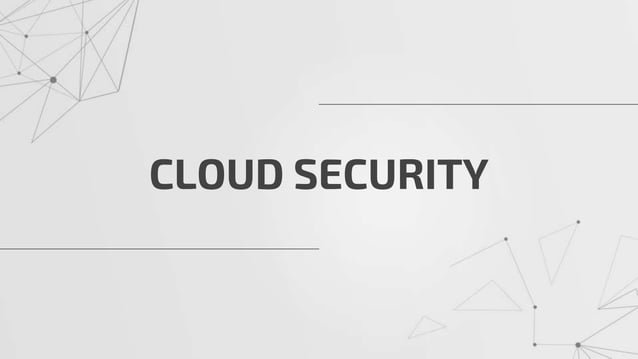 Cloud Security using NIST guidelines | PPTX | Cloud Computing | Internet