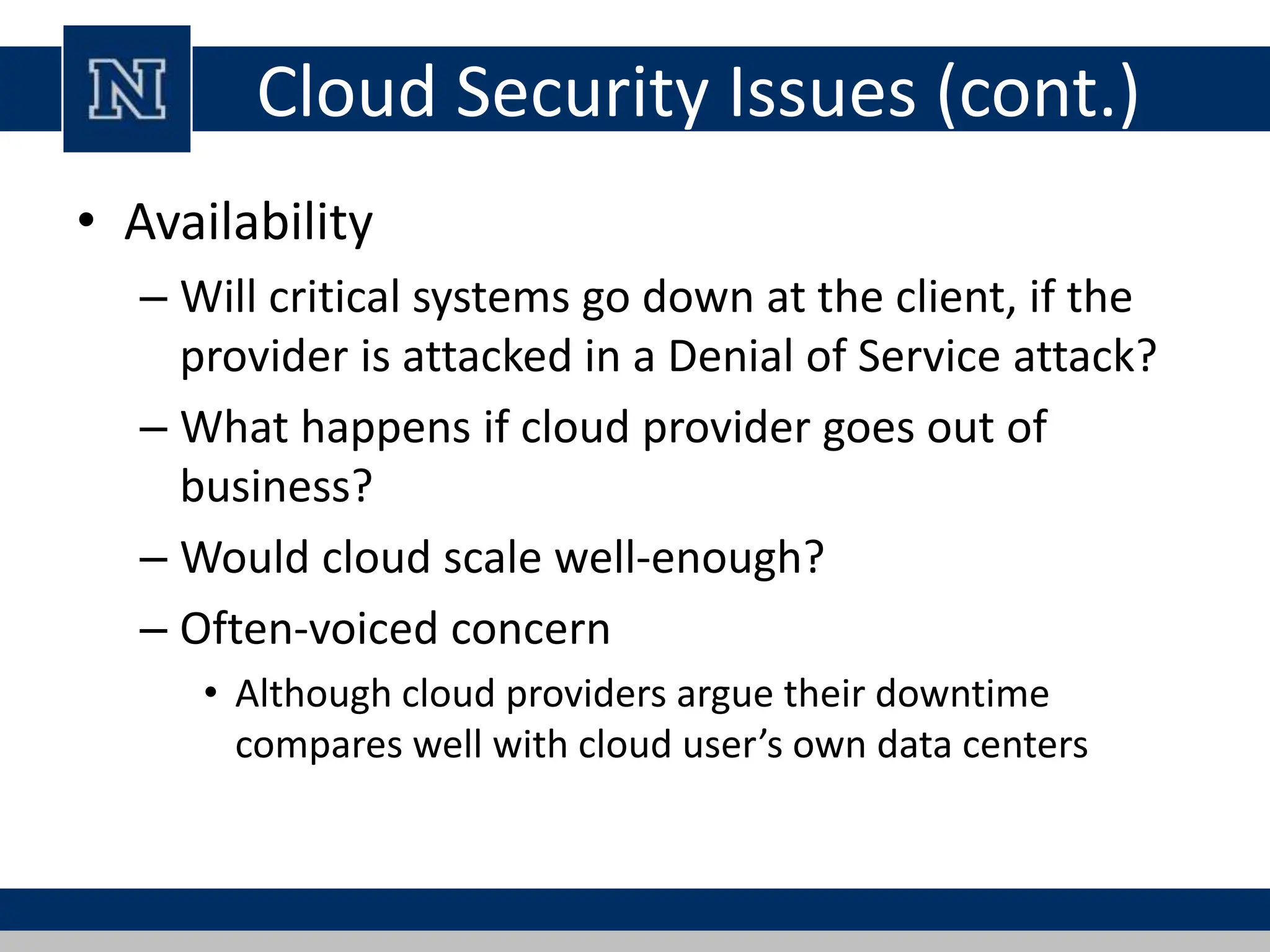Cloud Security and their classifications | PPT
