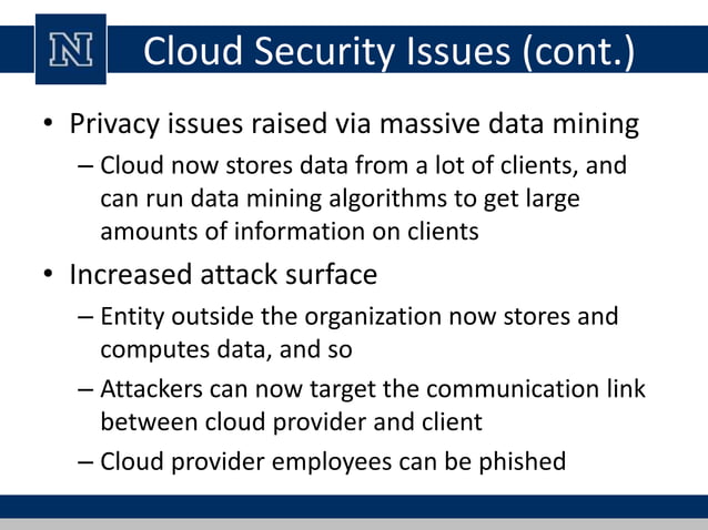 Cloud Security and their classifications | PPT