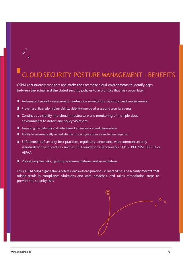 Prevent Security Risks with Cloud Security Posture Management | Mindtree | PDF | Cloud Computing ...