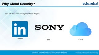 Cloud Security Tutorial | Cloud Security Fundamentals | AWS Training | Edureka | PPT