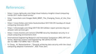 ALGORITHMIC APPROACH TO CLOUD DATA SECURITY | PPT