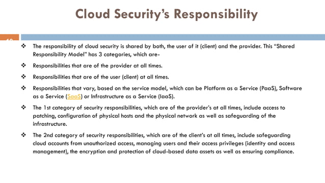Cloud Security: A Comprehensive Guide | PPTX | Web Hosting | Internet