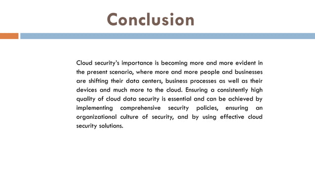 Cloud Security: A Comprehensive Guide | PPTX | Web Hosting | Internet