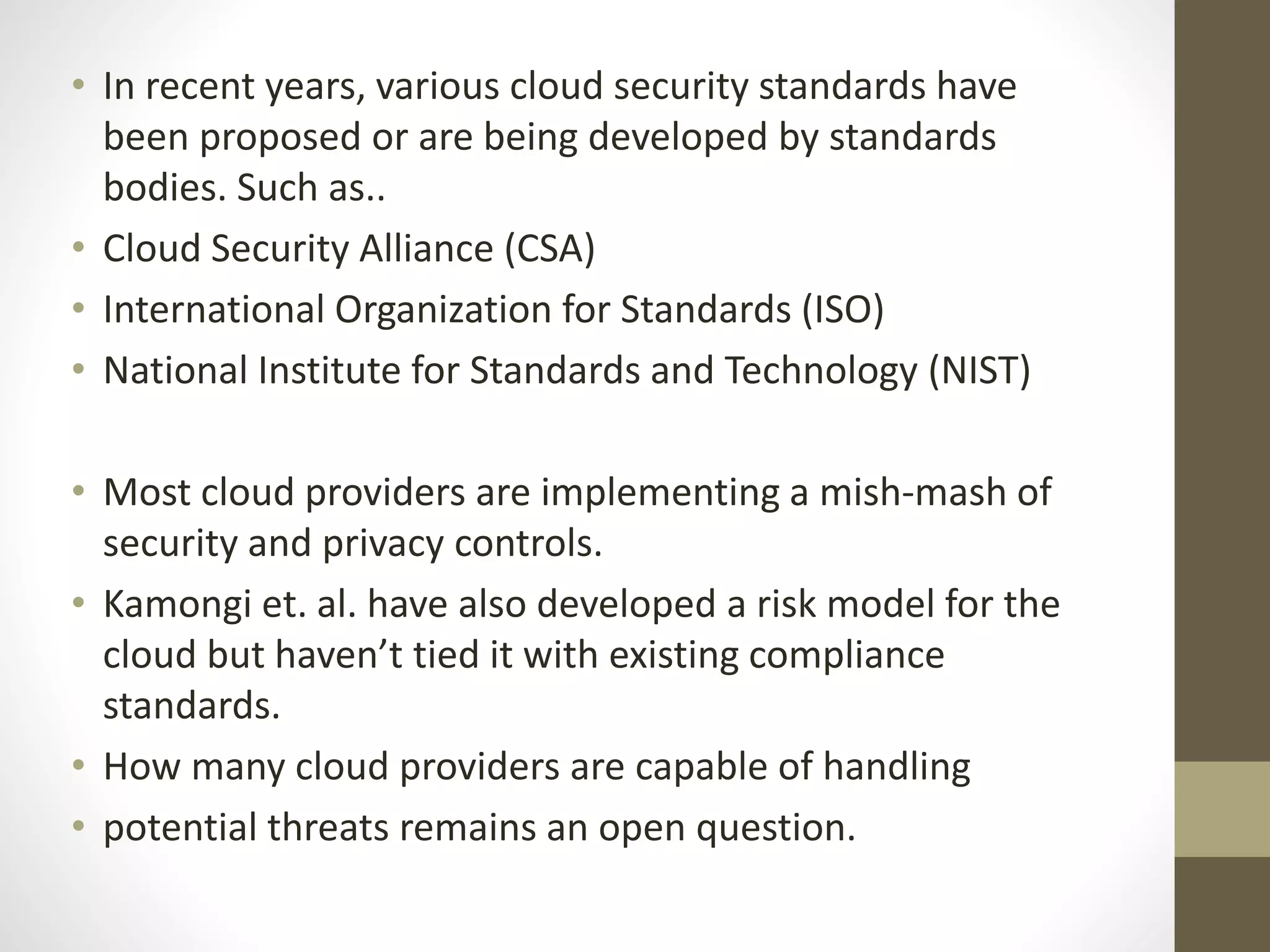 Cloud security and compliance ppt | PPTX