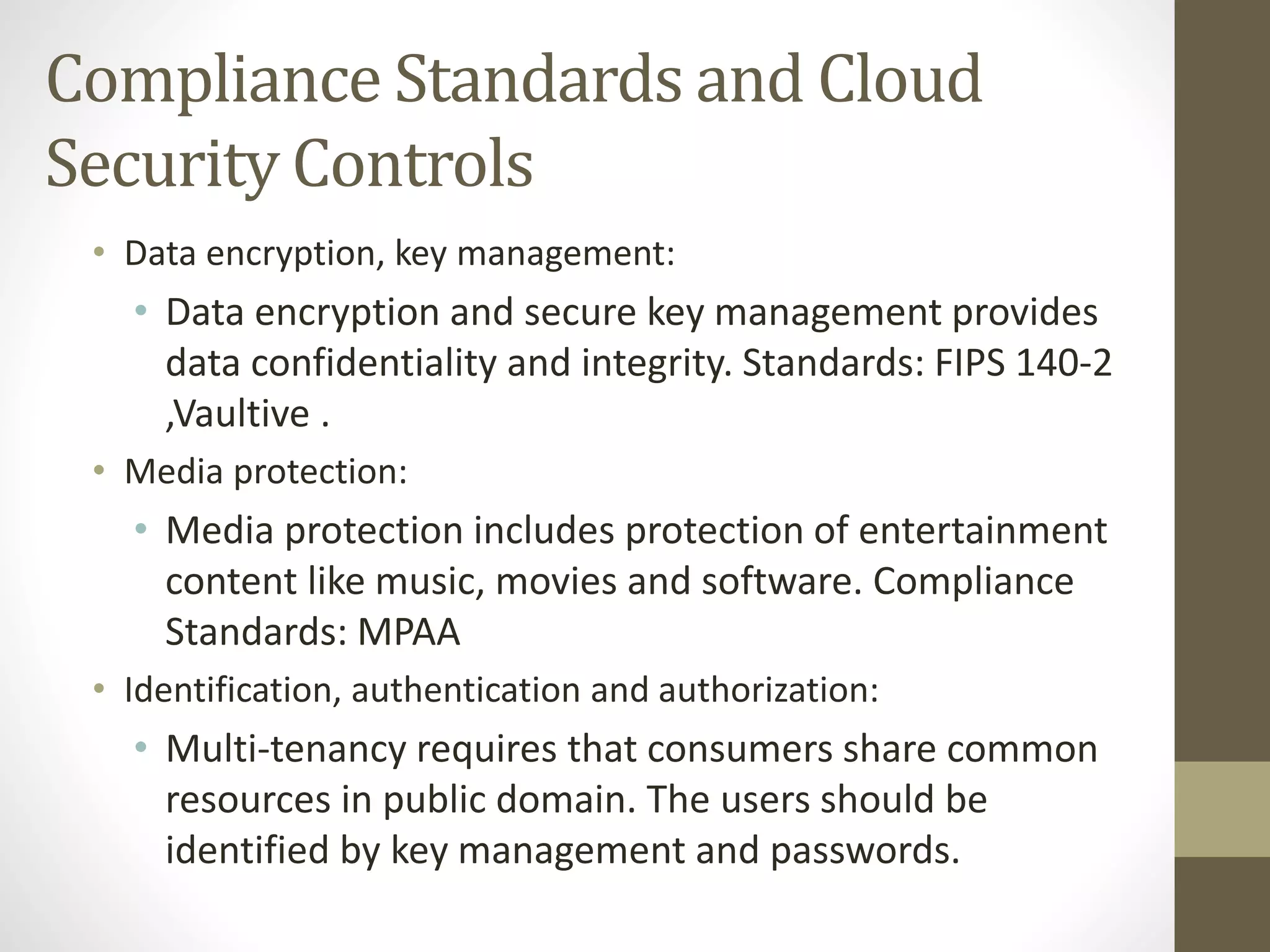Cloud security and compliance ppt | PPTX | Cloud Computing | Internet