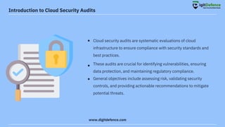 Cloud security Audits introduction presentation | PPT