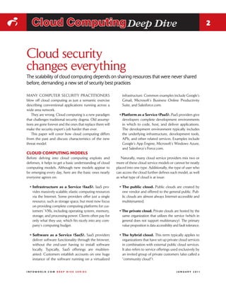 Cloud security deep dive infoworld jan 2011 | PDF