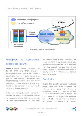 Cloud Security: Perception VS Reality | PDF