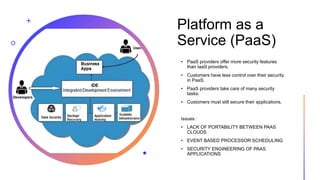 service models cloud security computing ppt | PPT