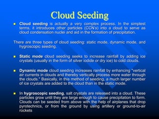Cloud seed | PPT