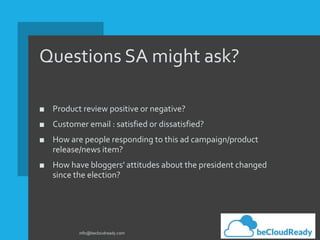 Cloud Agnostic sentiment analysis | PPTX | Cloud Computing | Internet