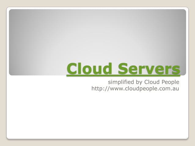 Cloud servers | PPT