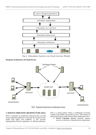 Cloud service architecture for education system under object oriented ...