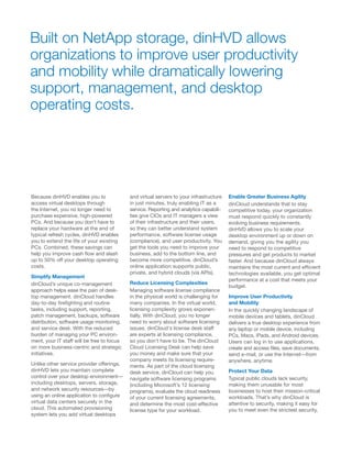 dinCloud Hosted Virtual Desktop | PDF