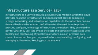 Cloud Service Models | PDF