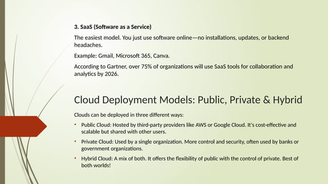 Cloud Service Models, Deployment Types, Security, and DevOps.pptx