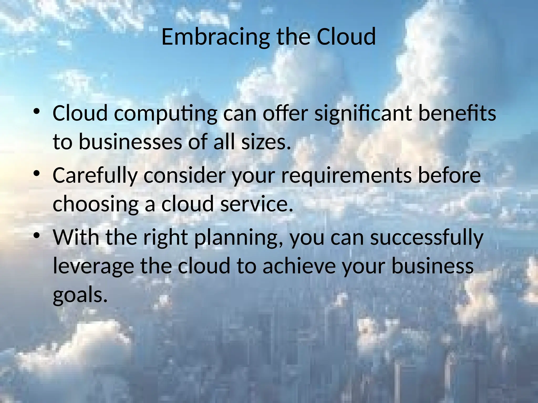 Explaning the cloud service requirements.pptx