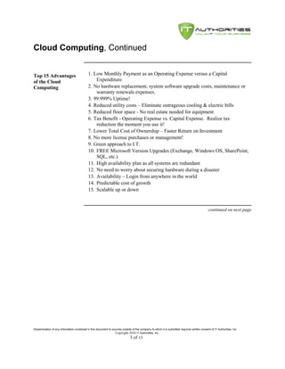 Cloud services full description | PDF | Cloud Computing | Internet