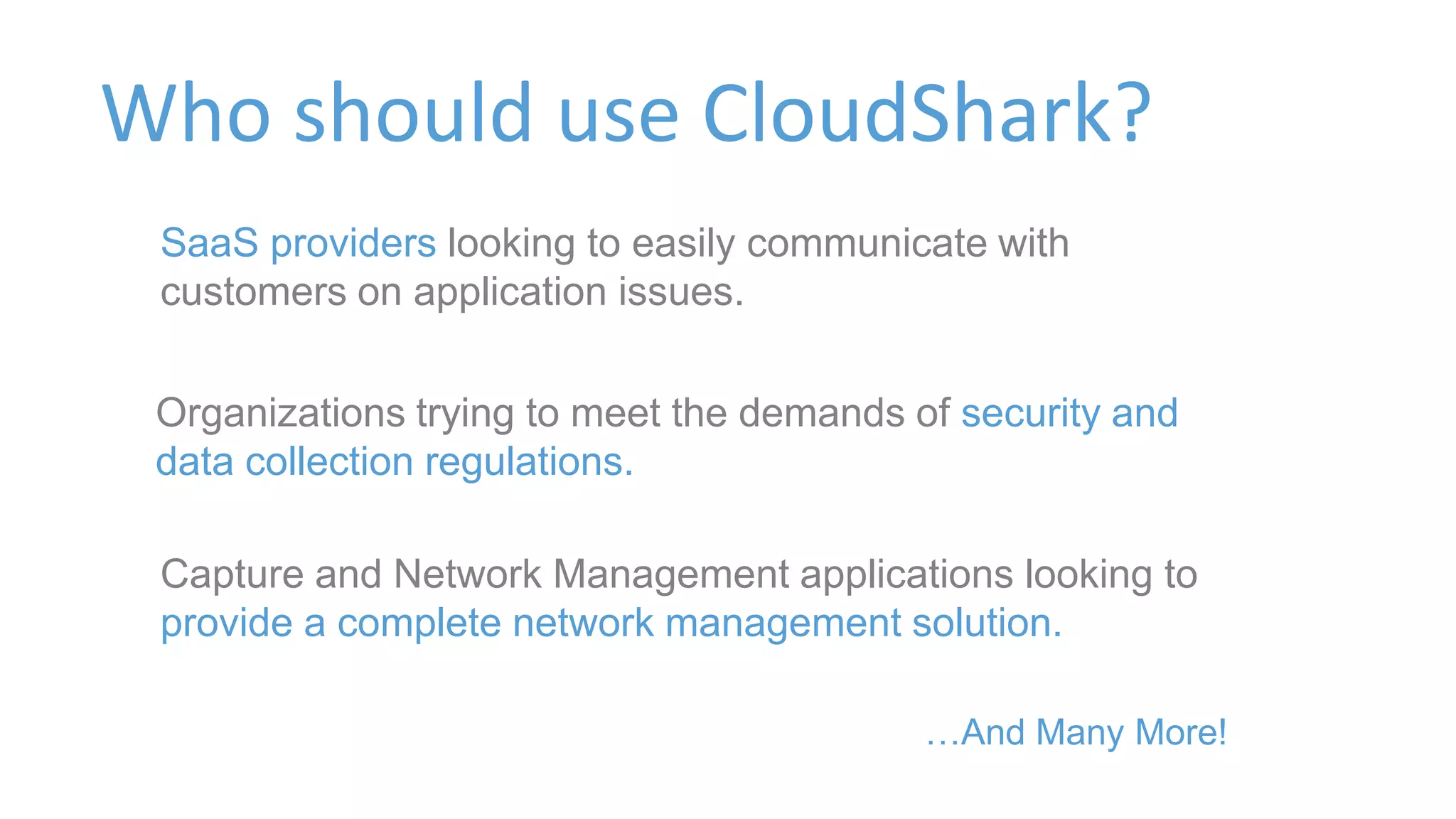Introduction to Cloudshark | PPTX