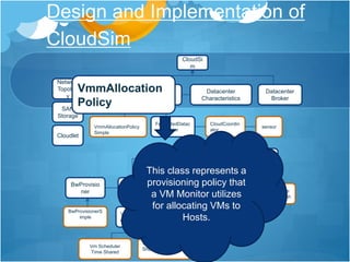 Cloudsim modified | PPTX | Cloud Computing | Internet